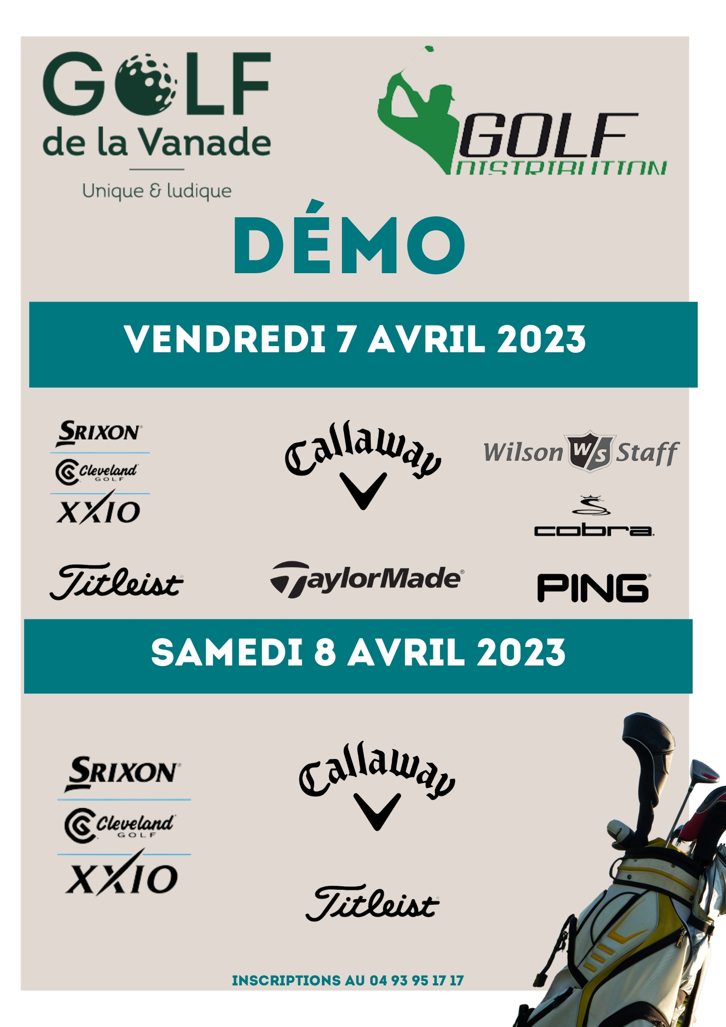 Journées démo avec Golf Distribution | Golf de la Vanade